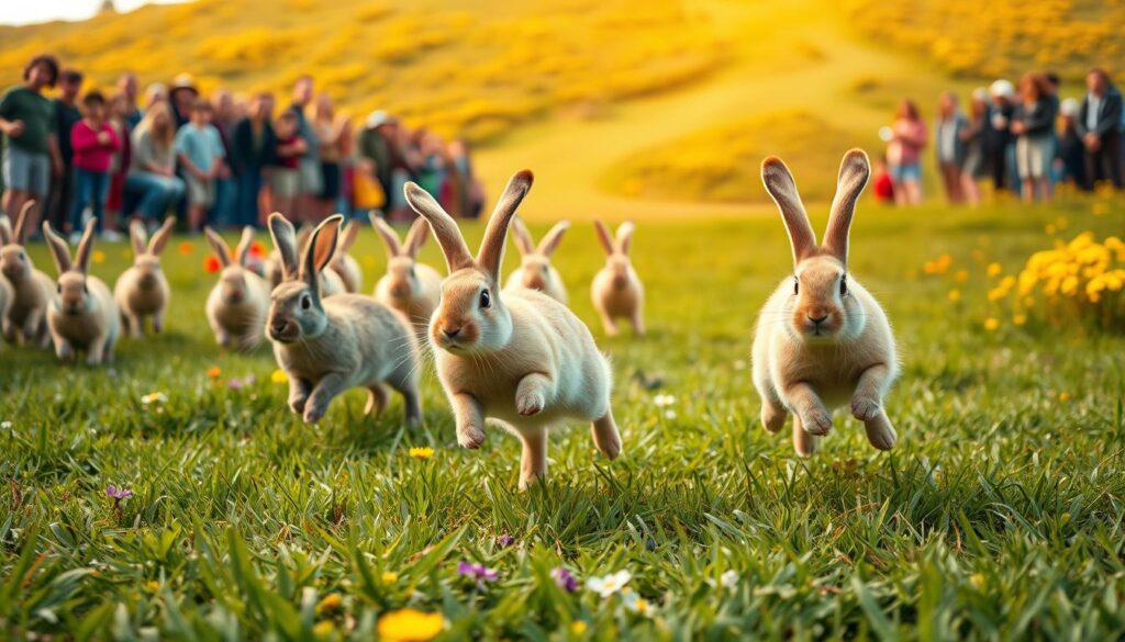 Hopping Like a Bunny in a Race – Sparkly Plot