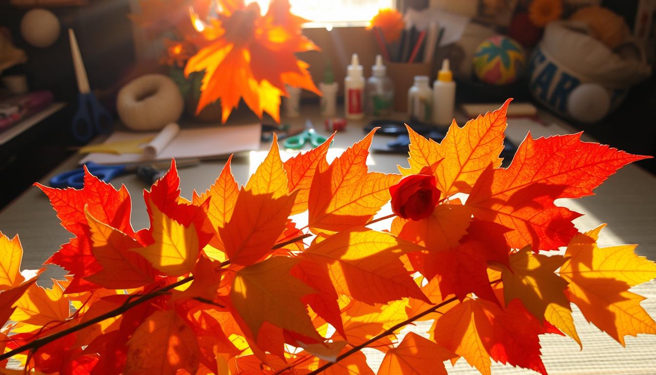 Making a Leaf Collage – Sparkly Plot