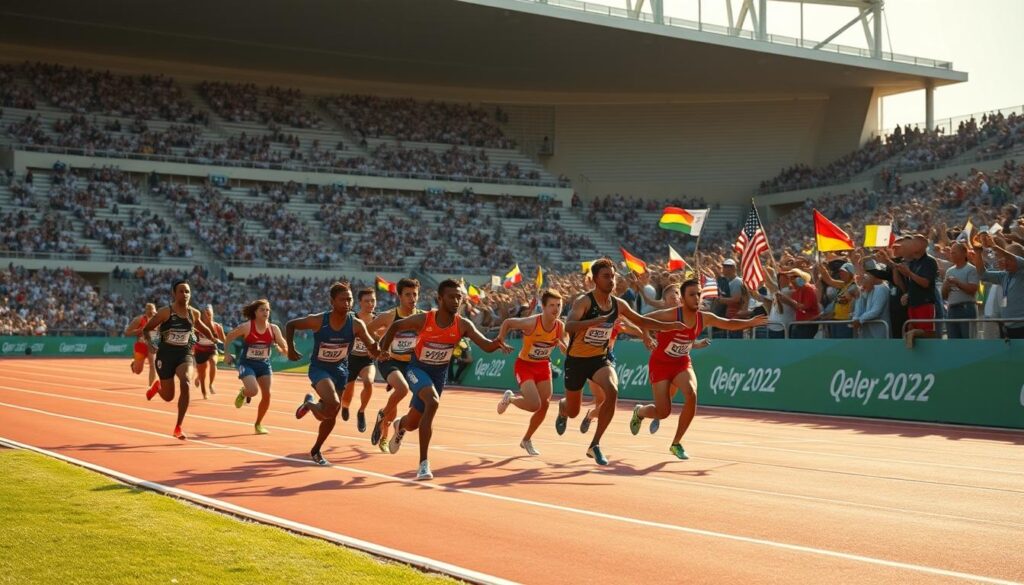 Running a Relay Race – Sparkly Plot