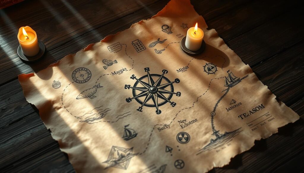 Drawing a Treasure Map – Sparkly Plot