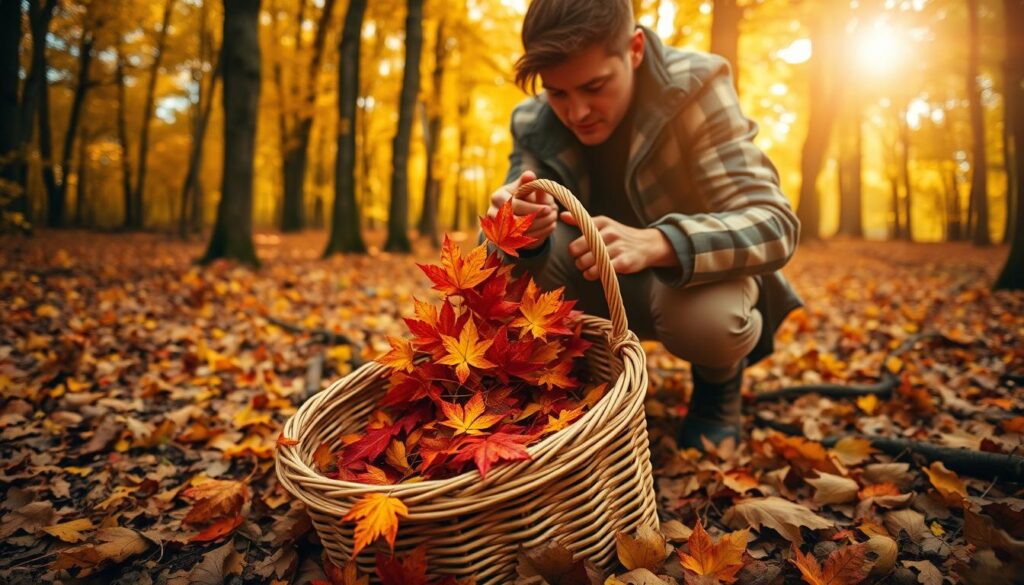 Making a Leaf Collage – Sparkly Plot