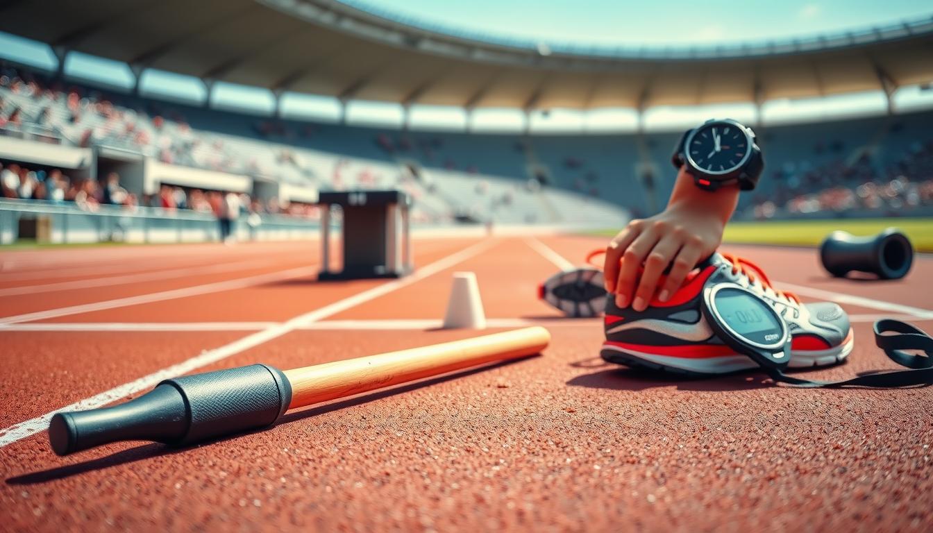 Running a Relay Race – Sparkly Plot